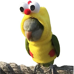 Bird Costume Bird Diaper Flight Suit Bird Chicken Shape Bird Clothes Cosplay Photo Prop for Parrots Lovebird Parakeet Cockatiel Small Animals Apparel (Cockatiel)