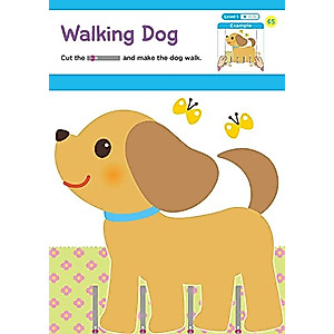 Play Smart My First Cutting Book 2+: Preschool Activity Workbook With 70+ Stickers for Children With Small Hands Ages 2, 3, 4: Basic Scissor Skills (Mom’s Choice Award Winner)