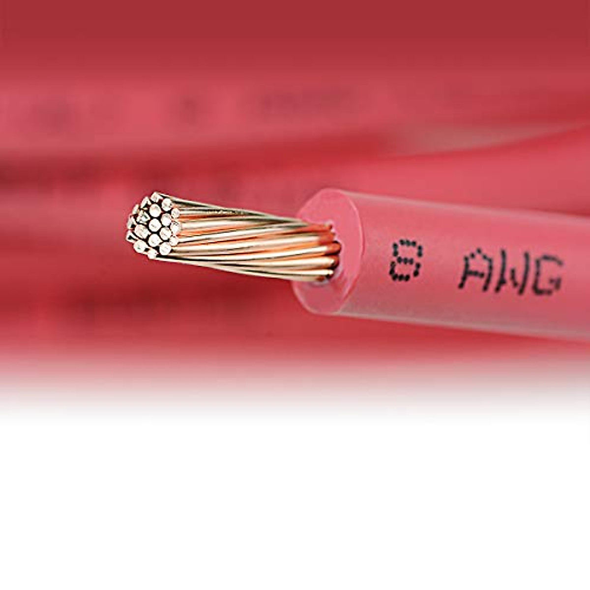 TEMCo 8 AWG/Gauge Solar Cable - Made in The USA 50 Feet Red (Variety of Lengths Available)