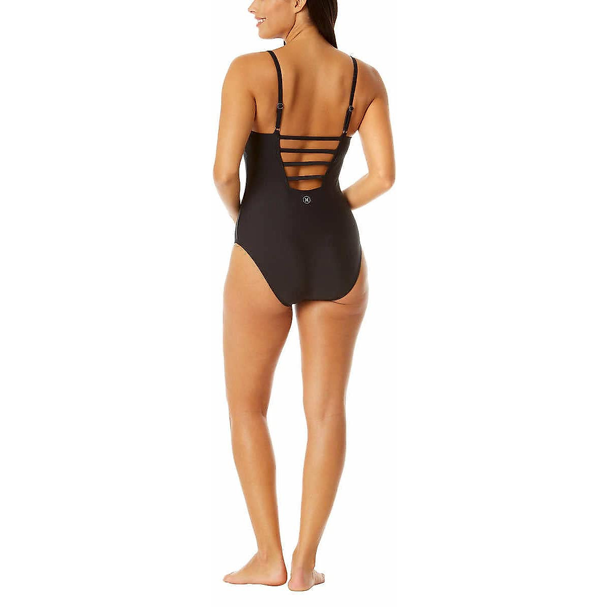 Hurley Womens One Piece Swimsuit (as1, Alpha, l, Regular, Regular, Black23)