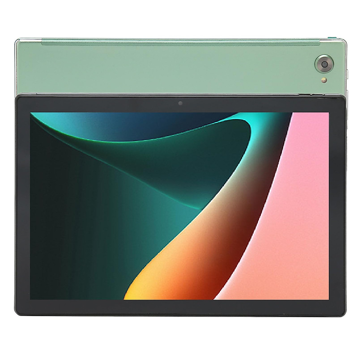 Haofy 10.1 Inch Tablet, Fast Charging Support 2 in 1 8 Core CPU 100-240V 13MP Camera Tablet Computer with Keyboard for Travel (US Plug)