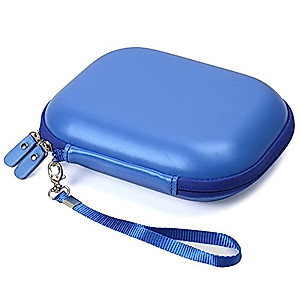 WGear Headphone Case for Sony MDRZX110NC Noise Cancelling Headphones, MDRZX110, ZX300, ZX310, ZX400, XB200, ZX102DPV; Sennheiser HD219, HD229, HD239, HD218, Accessories Pocket (Blue)