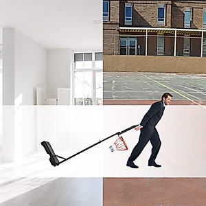 DC DICLASSE Basketball Hoop for Kids, Grow with Kids, Adjustable Height 5Ft – 6.8Ft, Basketball Portable Hoops & Goals, w/Wheels Indoor Outdoor Basketball Goal, Stable Construction Black