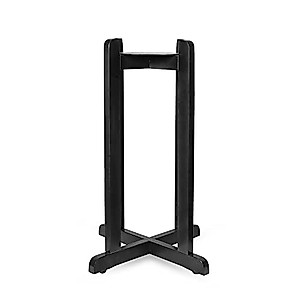 27 Inch Solid Wood Stand for 1-5 Gallon Water Bottles & Crocks (Black)
