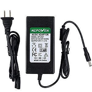 24V AC Adapter Replacement for FUJITSU Image Scanner FI-Series fi-7160 fi-7180 fi-7260 fi-7280 fi-5120C fi-5220 fi-5530C fi-5530C2 fi-6110 fi-6130 fi-6140 fi-6230 fi-6240 Power Supply Cord Charger