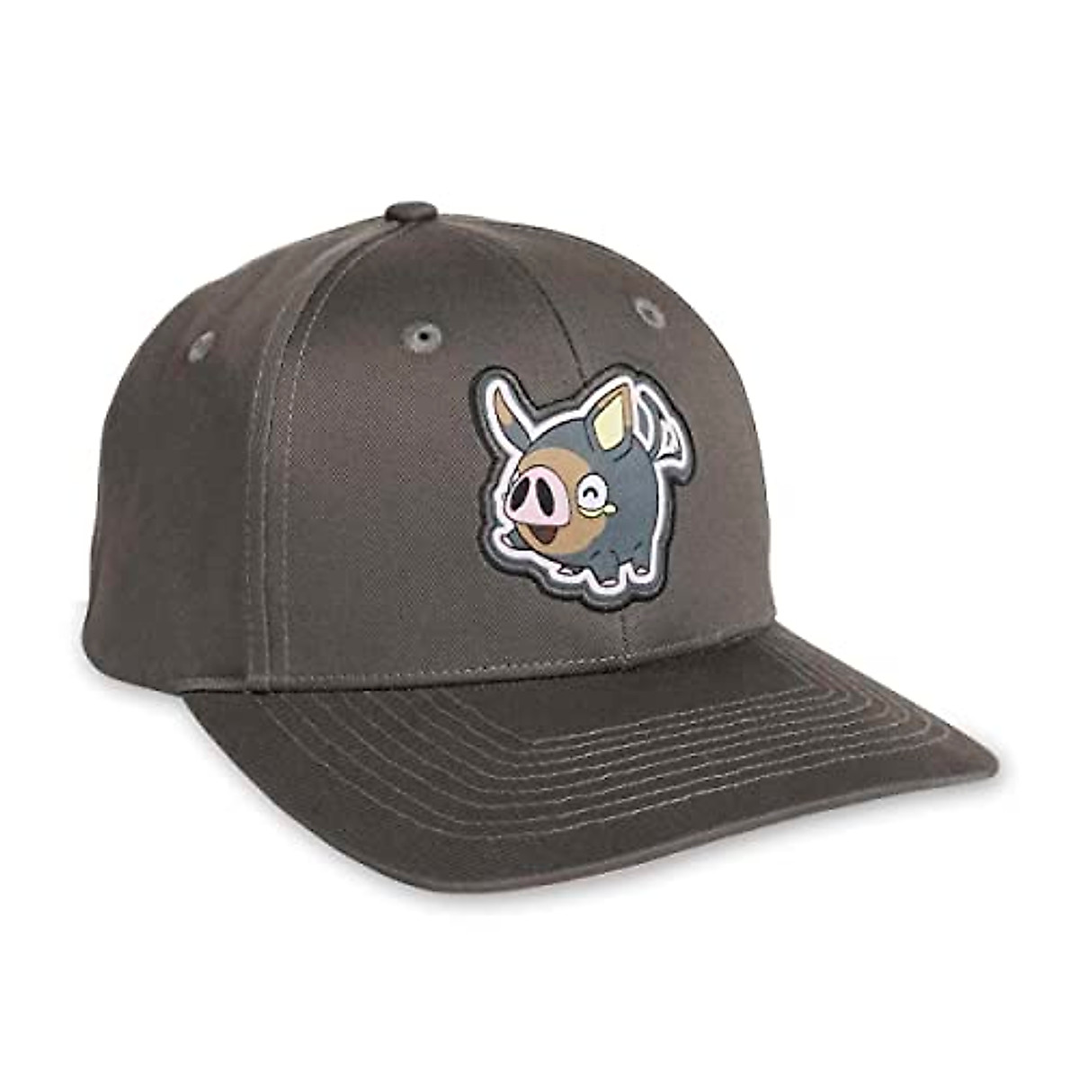 Pokemon Center Lechonk Gray Curved-Brim Hat (One Size-Adult)