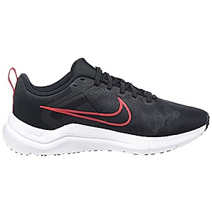 NIKE Men's Downshifter 12 Sneaker, Black/White-dk Smoke Grey, 10