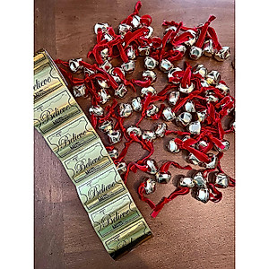 Gold Foil Believe Ticket Sticker Rolls - Jumbo 100 Sticker Roll - Christmas Supplies for Kids