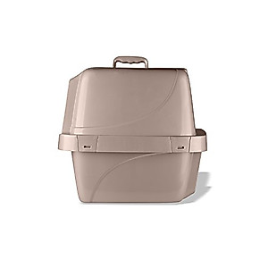 Van Ness Pets Odor Control Large Enclosed Sifting Cat Pan with Odor Door, Hooded, Beige, CP66