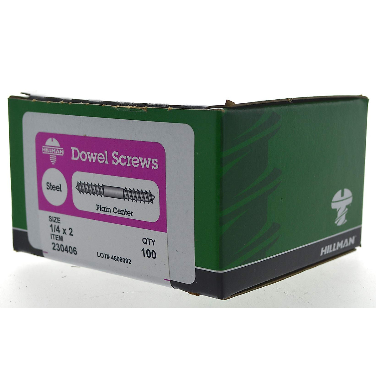 Hillman Dowel Screws 1/4" x 2"