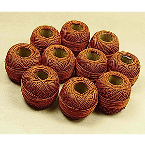 S2J Cotton Crochet Anchor Set of 10 Pcs Knitting Thread Tatting Yarn Embroidery Ball