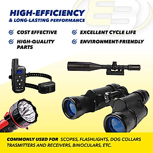 Exell Battery CR1/3N Fits Sig Sauer Trigger Guard Laser for P238, P938