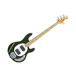 Sterling by Music Man 4 String Bass Guitar, Right, Olive (RAY4HH-OLV-M1)