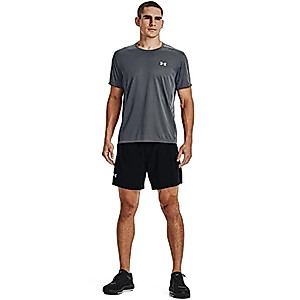Under Armour Men's Speed Stride Short-Sleeve T-Shirt , Pitch Gray (012)/Reflective , X-Large