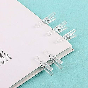 20/50/100 pcs Plastic Clothes Pegs, Wind-Proof Photo Clip, Mini Clear Plastic Clothespins, Photo Hanging Clamp, Laundry Home Supplies(2.5cm 20pcs)