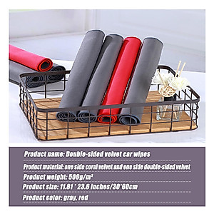 Vingtank 2Pcs Sponge Car Drying Towel - Extra Large Super Absorbent Microfiber Towel for Quick & Effortless Auto Detailing