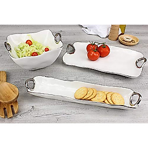 Pampa Bay Handle with Style Small Porcelain Platter