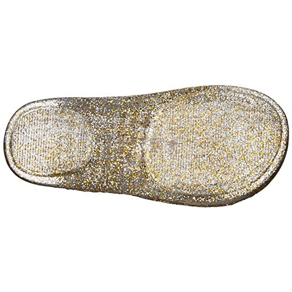 Mini Melissa baby girls Zig Zag Vi Mary Jane Flat, Mix Gold Glitter, 9 Toddler US