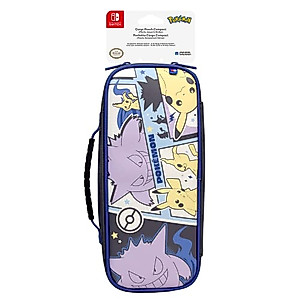Nintendo Switch Cargo Pouch Compact (Pikachu, Gengar, & Mimikyu) - Split Pad Compact Compatible Travel Case - Officially Licensed by Nintendo & Pokémon
