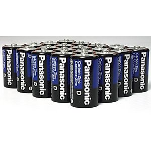 48 Pack Wholesale Lot Panasonic Super Heavy Duty D Batteries