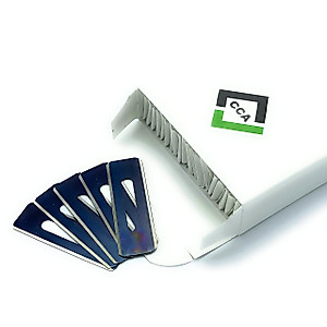 CCA Slotted Round Edge Trimming Knife Blades x 100