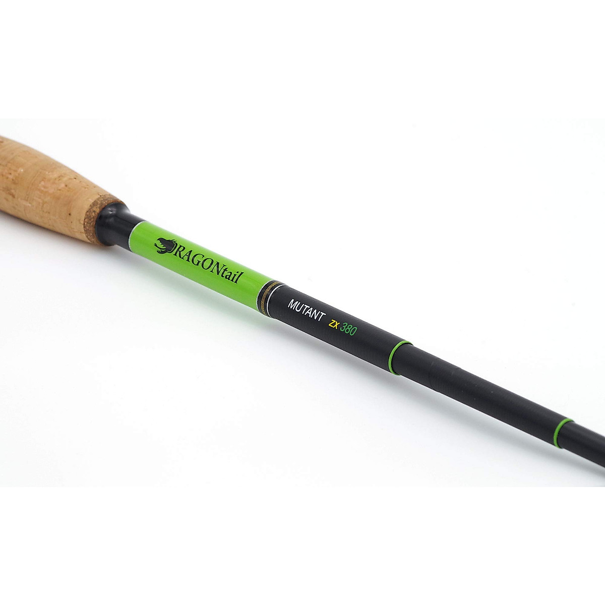 DRAGONtail Mutant zx380 Zoom 3 Length Tenkara Fishing Rod (Soft Action Rod) (with Furled Line Kit)