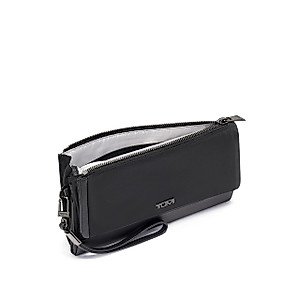 TUMI Voyageur Travel Wallet - Premium Women's Travel Wallet - Stain & Water Resistant - Black & Gunmetal Hardware
