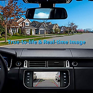 HD 1280x720p Rear Reversing Backup Camera Rearview License Plate Camera Night Vision Ip68 Waterproof Compatible for X5 X1 E39 E53 E82 E88 E84 E90 E91 E92 E93 E60 E61 E70 E71 E72 2002-2011