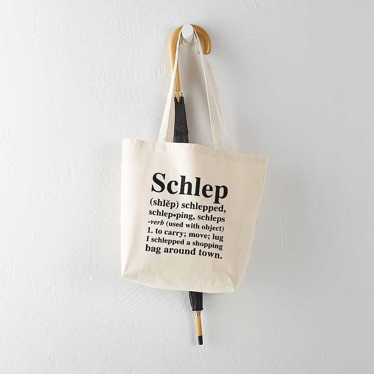 CafePress Webster's Schlep Tote Canvas Tote Shopping Bag