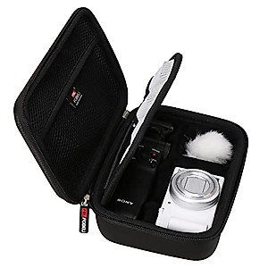 FBLFOBELI EVA Hard Storage Case for Sony ZV-1 Compact 4K HD Camera ACCVC1 Vlogger Accessory Kit SF-E64/T1, Shockproof Protective Container Bag