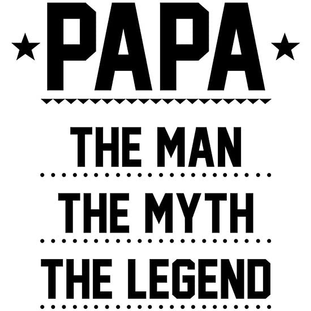 CafePress Papa The Man, The Myth, The Legend Mugs Ceramic Coffee Mug, Tea Cup 11 oz