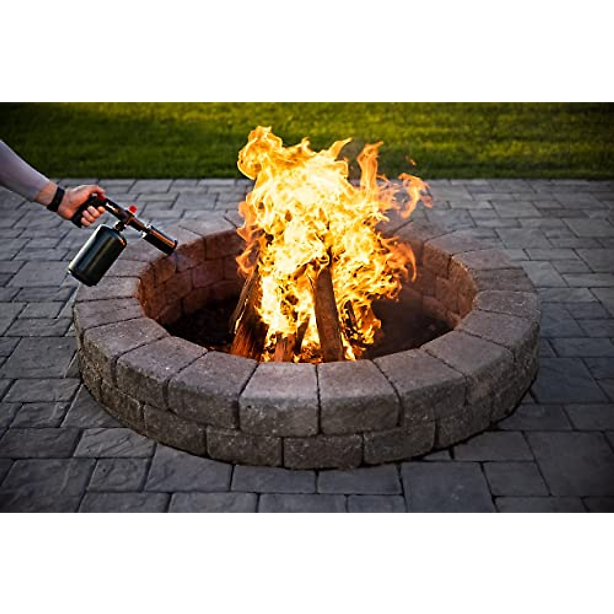 POWERFUL SearPro Charcoal Torch Lighter - Cooking Gadgets - Sous Vide - Cooking Torch - Culinary Kitchen Torch - Flamethrower Meater Gun Lighter - BBQ Propane Torch - Chef Blow Torch Tank Not Included