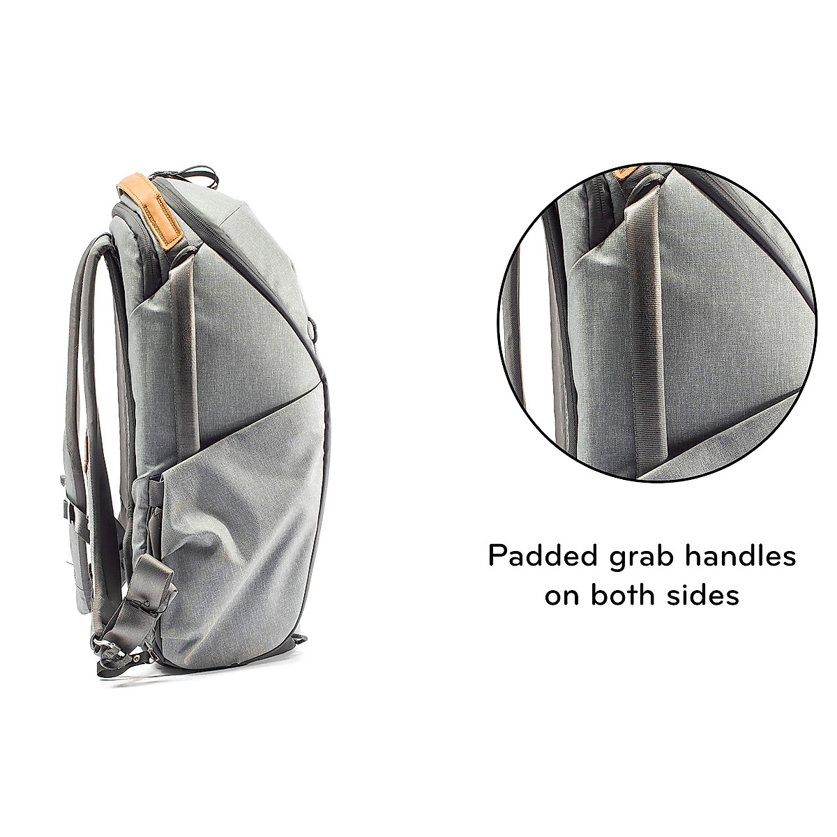 Peak Design Everyday Backpack Zip 15L Ash, Carry-on Backpack with Laptop Sleeve (BEDBZ-15-AS-2)