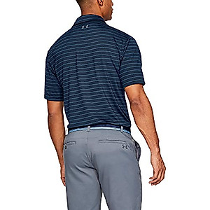 Under Armour Men's Playoff 2.0 Golf Polo , Academy Blue (409)/Pitch Gray , Medium