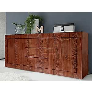 VVIVID High Gloss Red Cedar Striped Wood Grain Faux Finish Textured Vinyl Wrap Roll Sheet Film for Home Office Furniture DIY No Mess Easy to Install Air-Release Adhesive (1ft x 4ft)