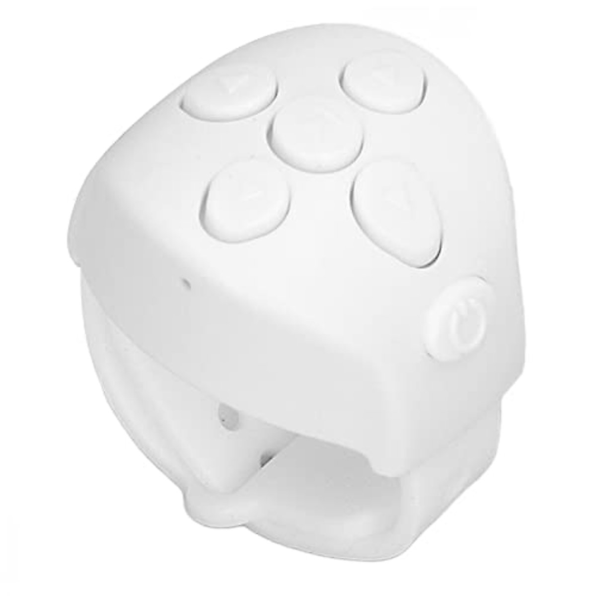 Remote Scrolling, Support Mainstream Apps Rechargeable Remote Page Turner Free Your Hands Adjustable Size for Android Phones (White)