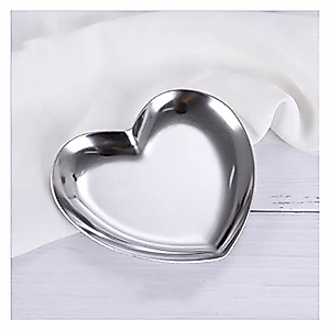 ZZYINH AN207 1 Piece Heart-Shaped Lovely Wedding Engagement Ring Box for Earrings Necklace Bracelet Jewelry Display Gift Box Holder Small Jewelry (Color : Silver)