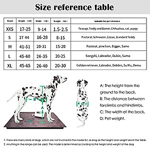 Adjustable Dog Wheelchair, Disabled Dog Rehabilitation Wheelchair, Used for Small and Medium-Sized Dogs Hind Leg Rehabilitation, Light Weight (Size : L)