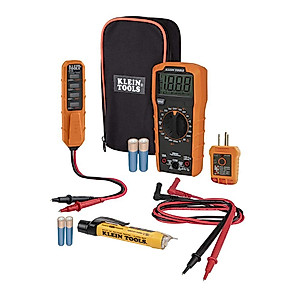 Digital Multimeter Test Kit with GFCI Outlet Tester | Klein Tools