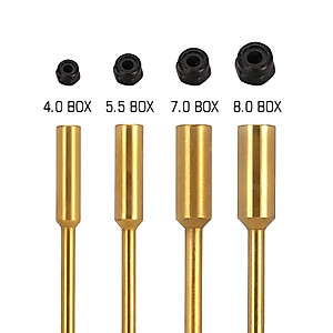 INJORA 4 PCs RC Hex Nut Screw Driver Set, 4.0mm 5.5mm 7.0mm 8.0mm Hexagon Head Nut Screwdriver Wrenches, Socket Driver, RC Car Repair Tool Kit for RC Model Car Boat Helicopter