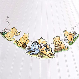 Classic Winnie Banner For The Pooh Baby shower Decorations The Pooh Birthday Banner Winnie and Friends Party Supplies Winnie Theme Party Favor