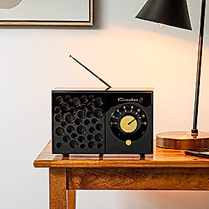 Crosley CR3042A-BK Maverick Portable AM/FM Radio with Bluetooth Receiver, Black