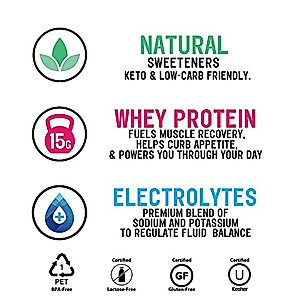 Protein2o 20g Whey Protein Isolate Infused Water Plus Electrolytes, Sugar Free Sports Drink, Ready To Drink, Gluten Free, Lactose Free, 20g Variety Pack, 16.9 Fl Oz (12 Count)