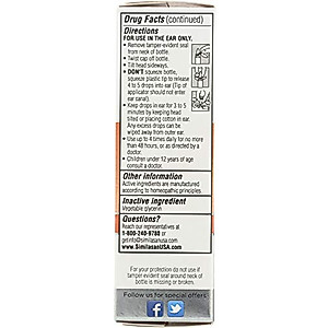 Similasan Earache Relief Ear Drops 0.33 oz