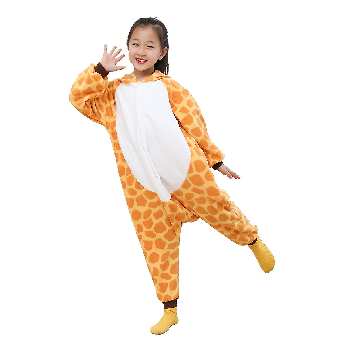 unicorns family Unisex Children Animal Pajamas Luxury Fleece with Pocket One-Piece Cosplay Costume for Kid Halloween