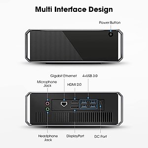 CHUWI CoreBox Mini PC, Windows 10 Mini Desktop Computers with Intel i5-5257U Processor(up to 4.1GHz),8GB RAM 256GB SSD, Dual WiFi/Gigabit Ethernet,Support Dual 4K Screen Display