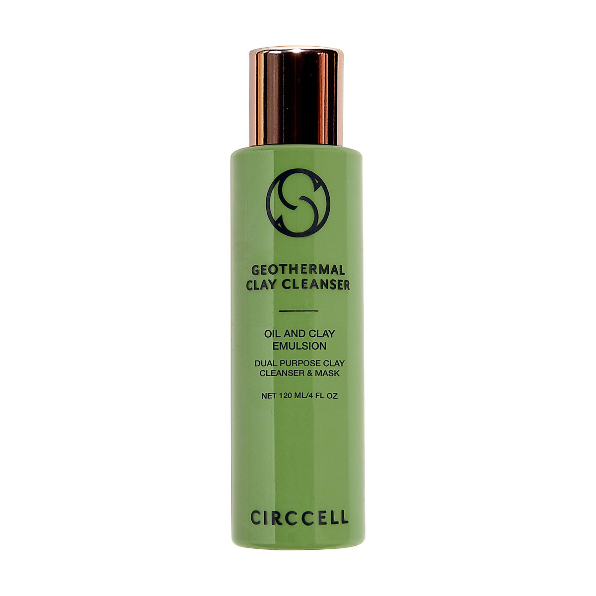 CIRCCELL Geothermal Clay Cleanser – Hydrating Facial Cleanser - Arctic Clay and Essential Oils Deep Clean & Detox Skin – Hydrating Clay Face Wash or Mask for All Skin Types