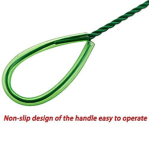 DQITJ 3 Pack Fish Net Aquarium Fine Fishing Mesh with Plastic Handle, 6-Inch