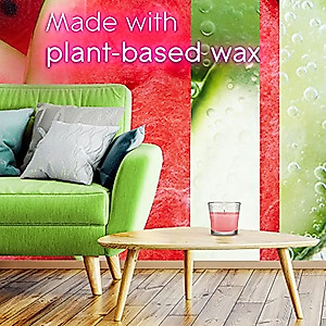 Glade Candle, Small Scented Candle, Stay Cool Watermelon, 6 Pack (6 x 129 g)