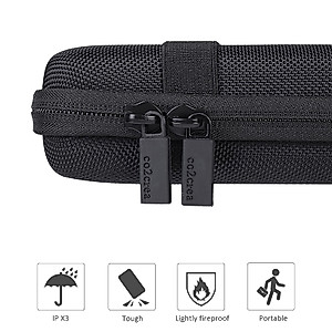 Co2CREA Hard Travel Case Replacement for Razer Huntsman Mini / Snpurdiri / MageGee Gaming Keyboard (Black)